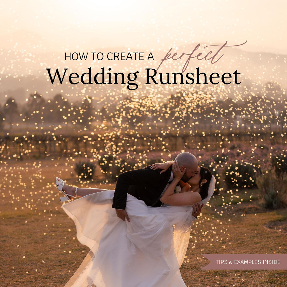 FREE E-Book: How to Create a Perfect Wedding Runsheet – The Whole Bride