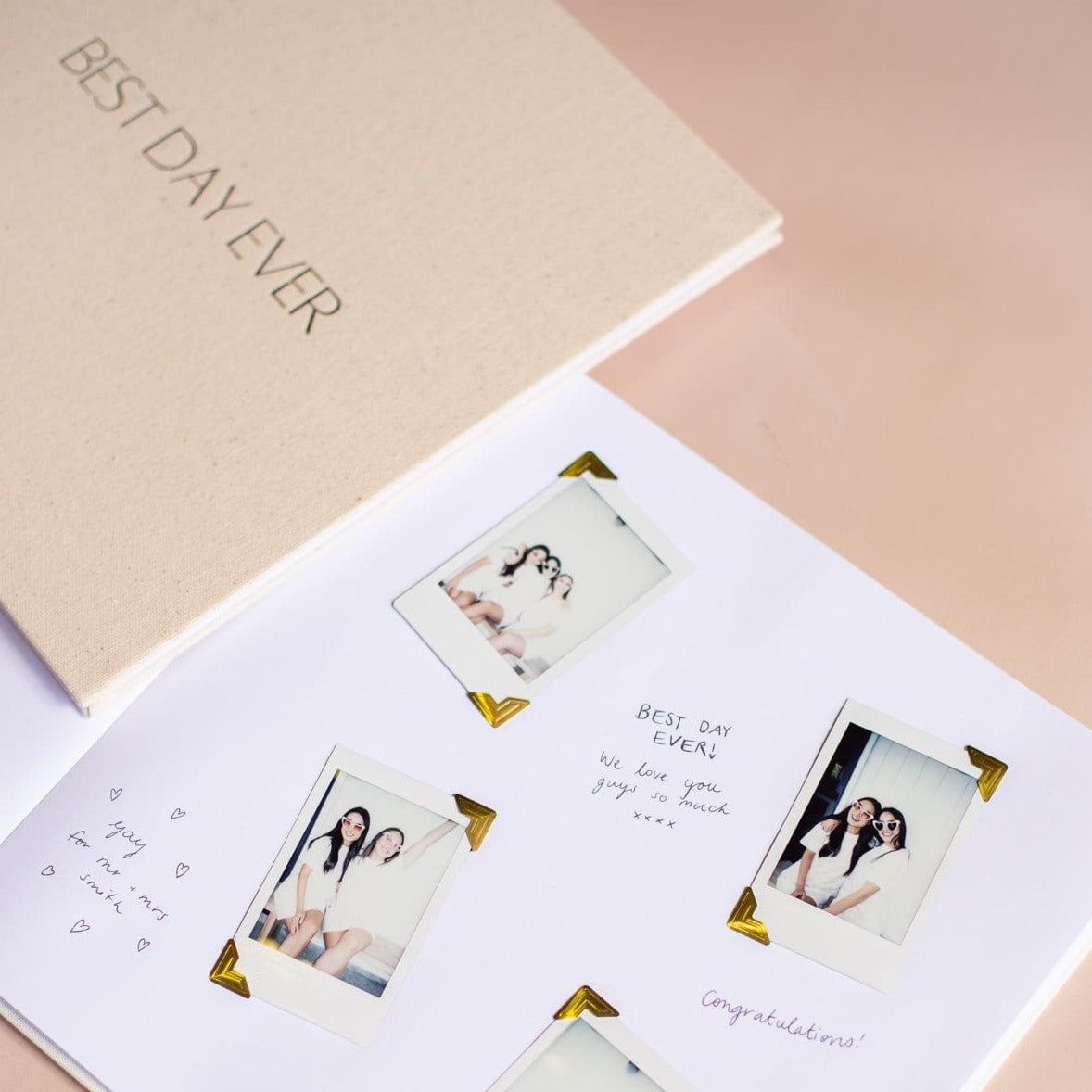 Photo Corners for Guest Book - The Whole Bride